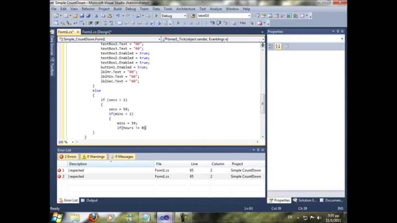 C Tutorial 2 Make A Simple CountDown YouTube C Tutorial 2 Make A Simple CountDown YouTube