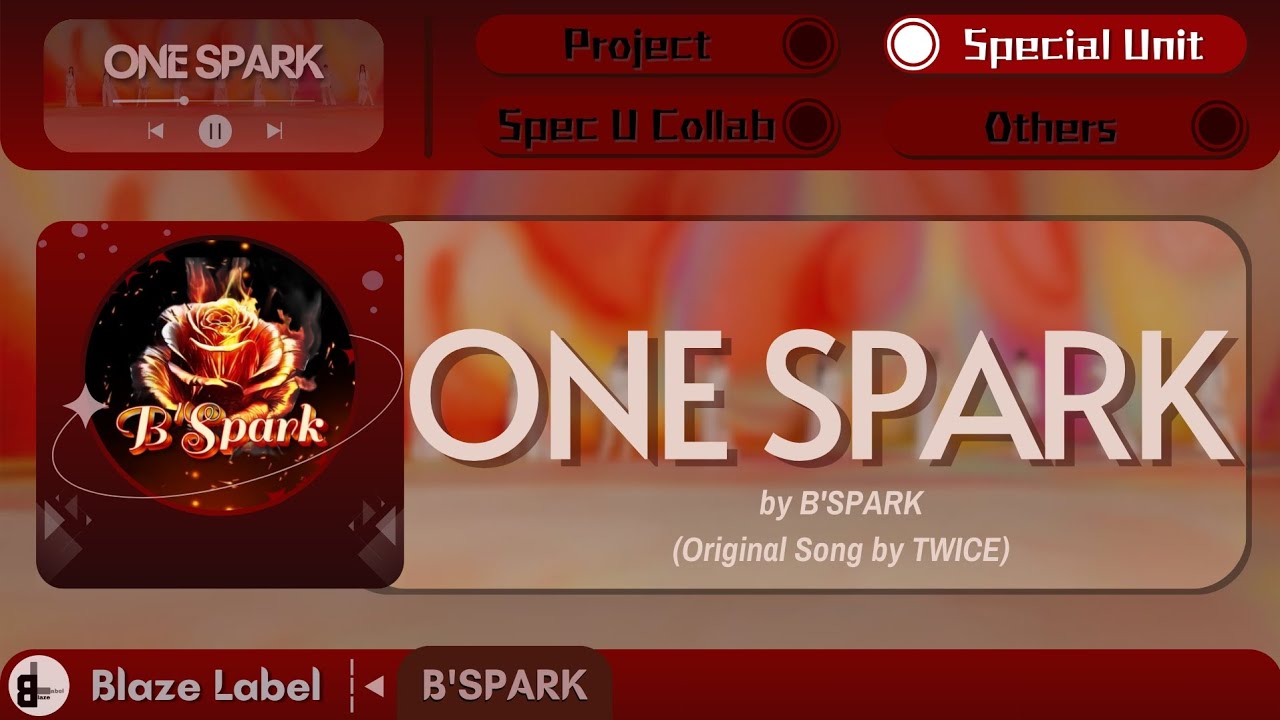 「Special Unit」 B'SPARK - ONE SPARK | Original by TWICE - YouTube