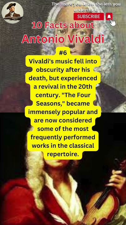 10 Facts About Antonio Vivaldi #history #music #composer #orchestra ...