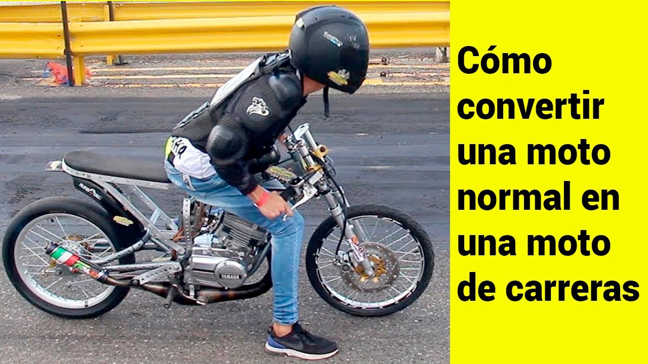 Cómo convertir una moto normal en una moto de carreras (Video teórico ...