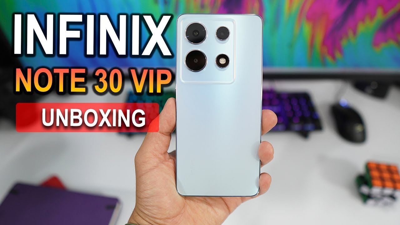 INFINIX Note 30 VIP Unboxing y Primeras Impresiones - YouTube