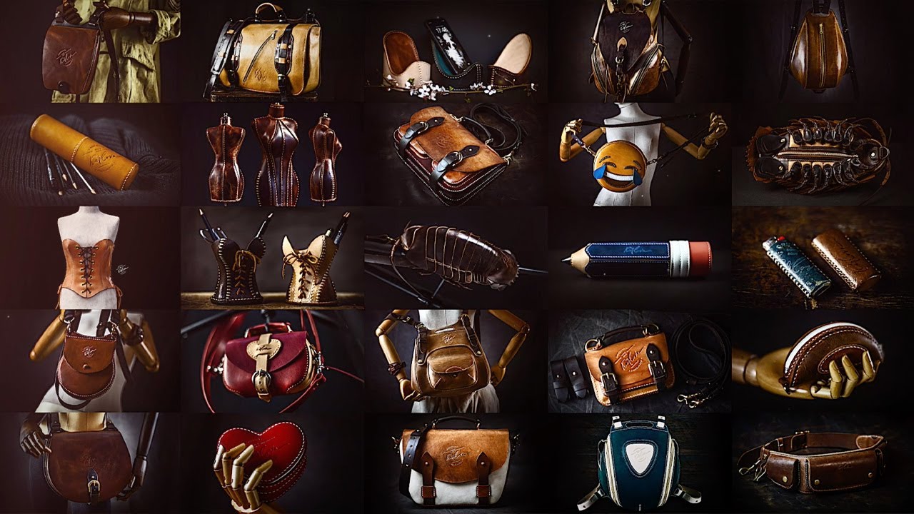 Karlova Design: Stunning Leather Craft Patterns - YouTube