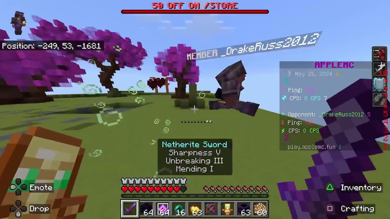 Crystal PVP live!😅 - YouTube