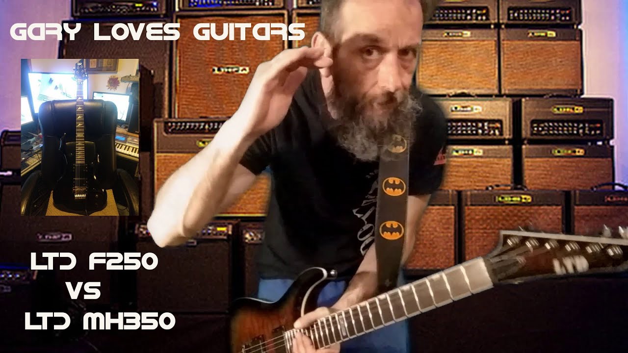 LTD F250 VS LTD MH350 // EMG VS EMG HZ // Review // Shootout - YouTube