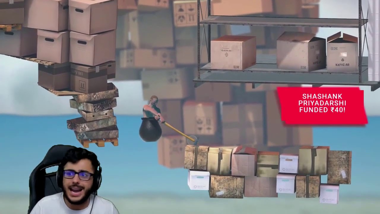 Getting over it carryminati - YouTube