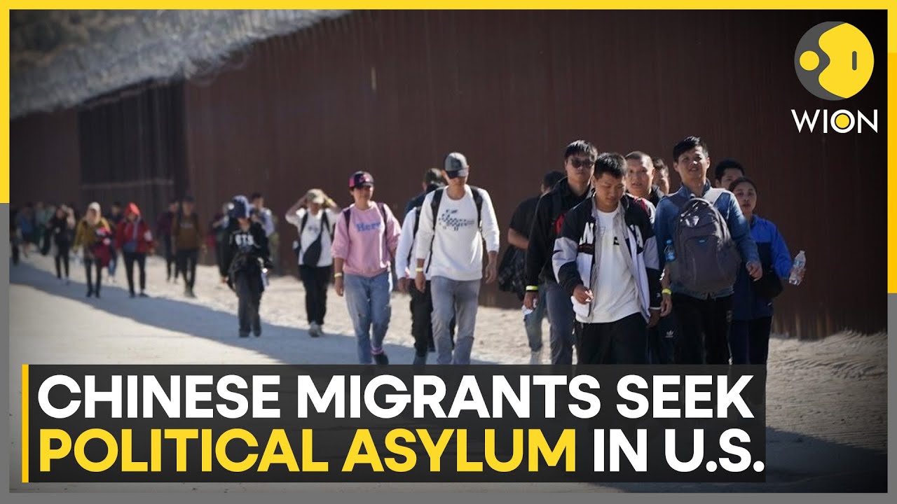 Chinese migrants detained after crossing US border | WION - YouTube