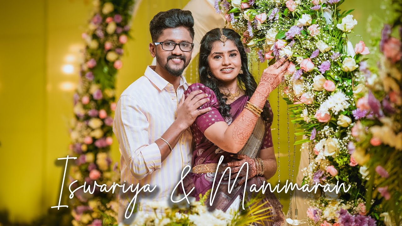 Iswariya Manimaran Engagement Candid Video Highlights | Smile Please ...