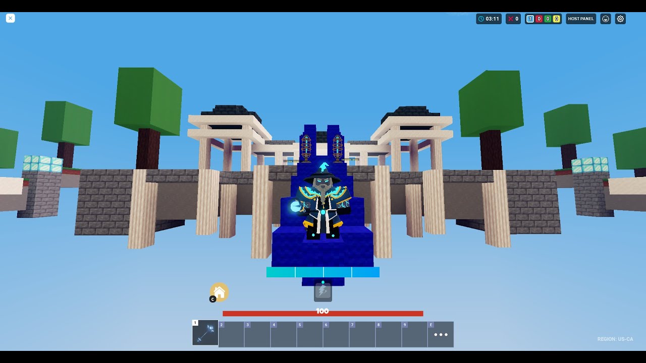 ZENO WIZARD GAMEPLAY ROBLOX BEDWARS! - YouTube
