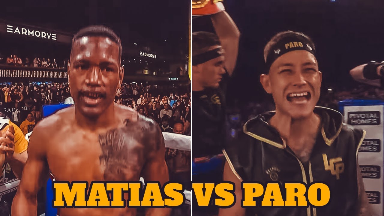 Subriel Matias vs Liam Paro | Last Fights | HD #MatiasParo - YouTube