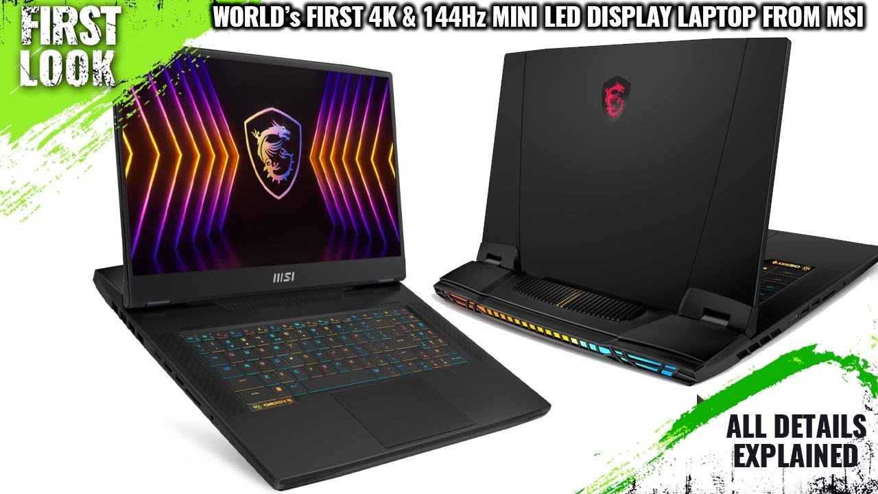 MSI TITAN GT77 HX 13V Will Be The World’s First Gaming Laptop Launched ...