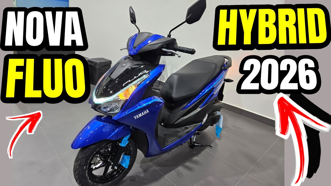 FLUO CONETED HYBRID 2026 / CONSUMO / PREÇO / YAMAHA FLUO HIBRIDA # ...
