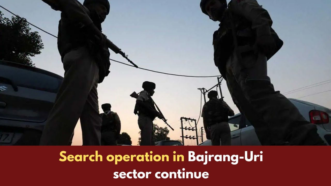 Search operation in Bajrang-Uri sector continue. - YouTube