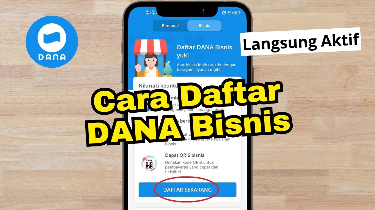 Upgrade DANA Premium Menjadi Bisnis - Cara Daftar DANA Bisnis - YouTube