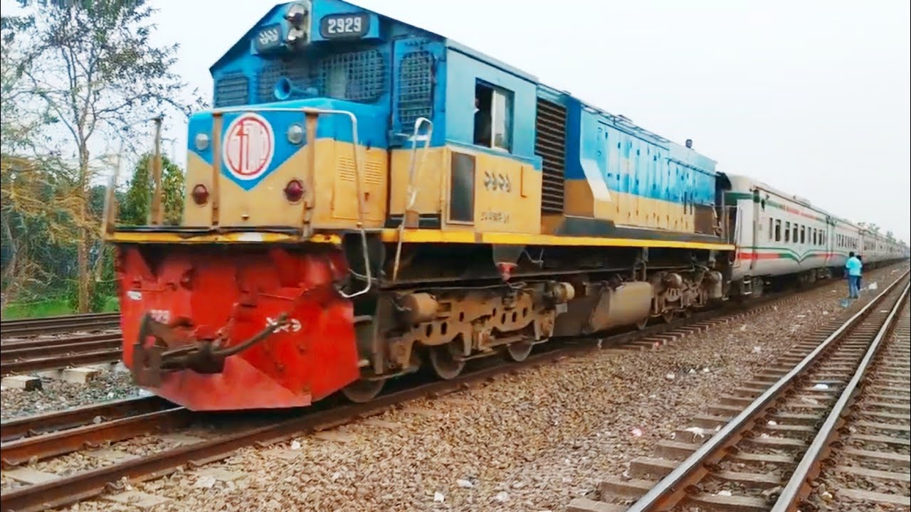 Rangpur Express, Making Through pass in Tangail Railway Station, 10 ...