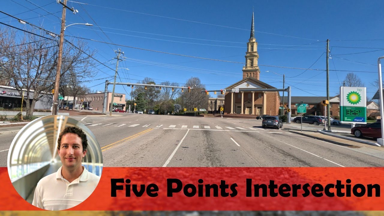 Five Points Intersection | Raleigh, NC [Glenwood Ave, Whitaker Mill ...