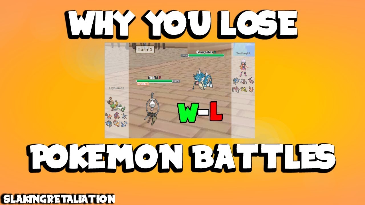 Pokemon: Why You Lose Pokemon Battles - YouTube