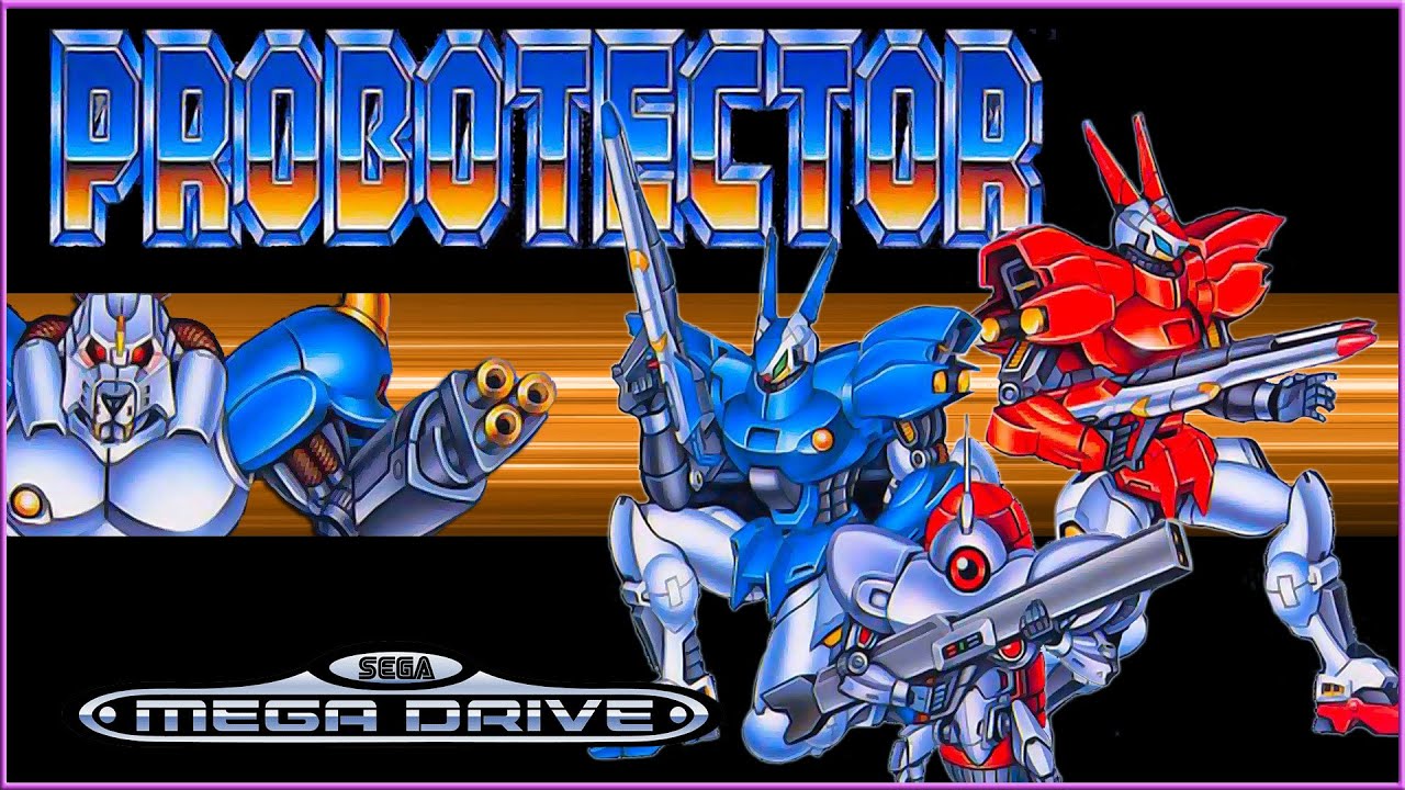 Probotector (Contra: Hard Corps) - Mega Drive Gameplay - Story Mode ...