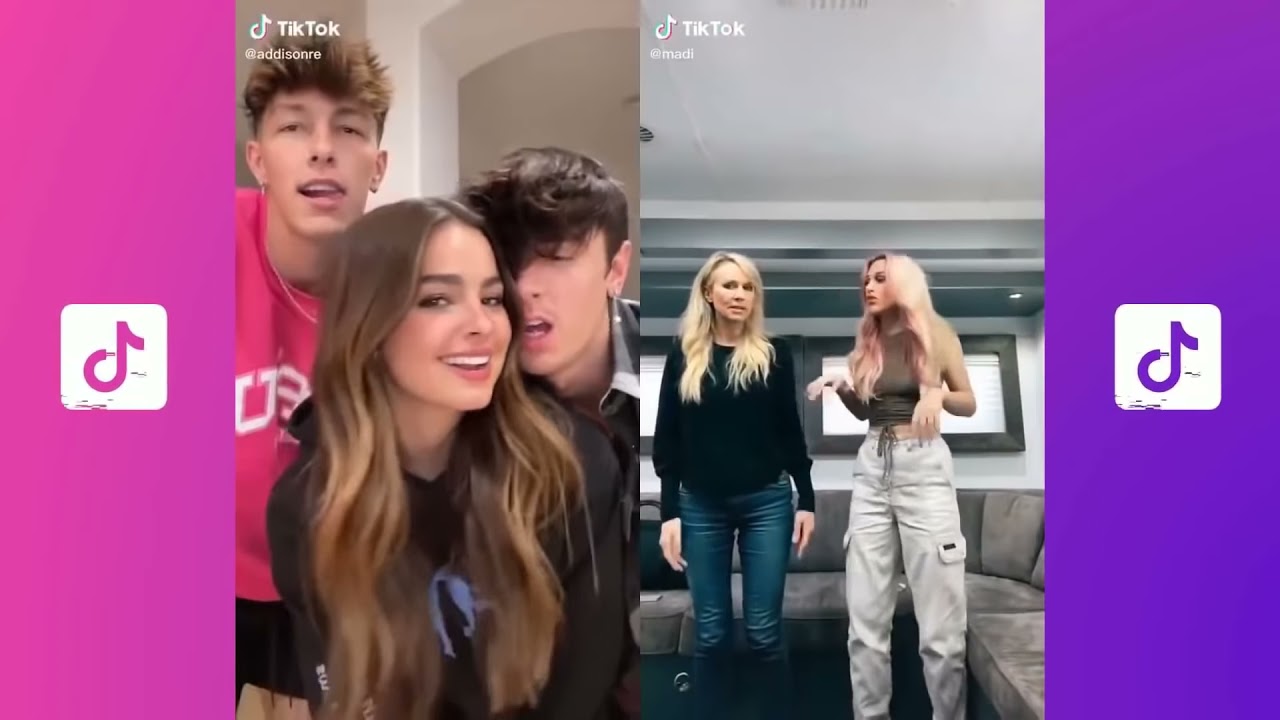 Addison Rae Vs Madi Monroe TikTok Dance Compilation - YouTube