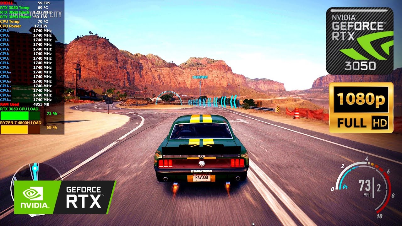 NFS : PayBack🔥 - PC GameTest At ULTRA Graphics | Geforce RTX 3050 (4GB ...