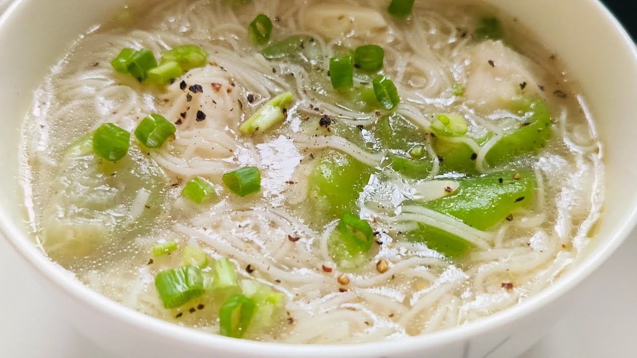 MISUA SOUP WITH FISH AND PATOLA - YouTube