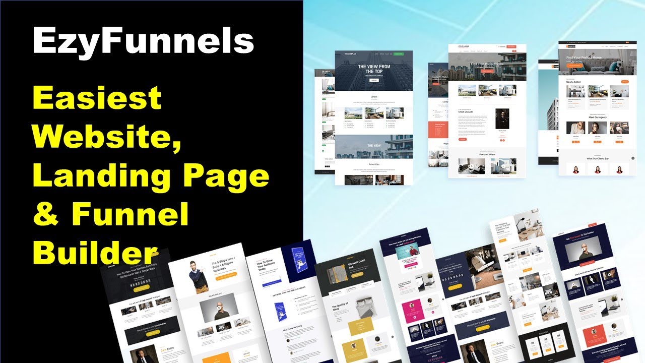 Best Ever Funnel Builder l How To Build Funnels l EZYFUNNELS - YouTube