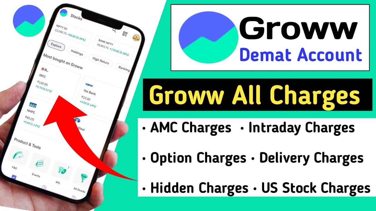 Groww Demat Account Charges 2024 | All Groww App Charges in Hindi ...