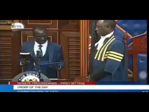 James Lomenen: Senator Turkana County. [Senate Oath Taking] - YouTube