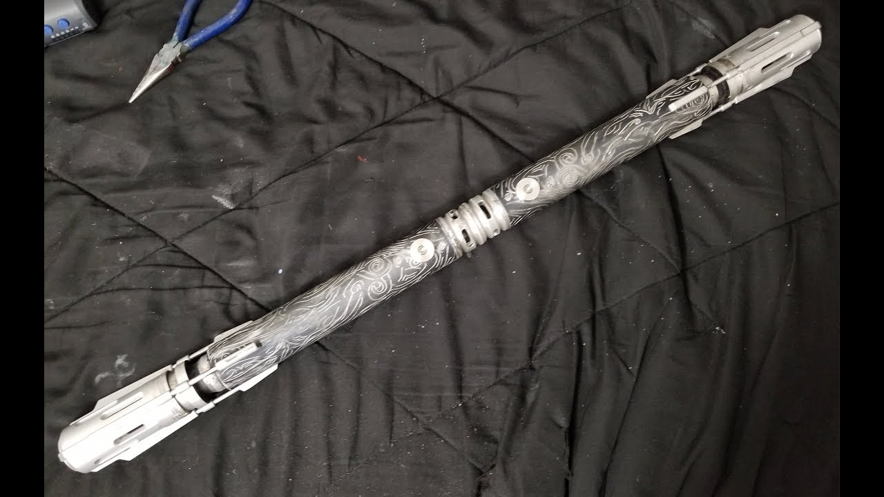 Custom Grand Master Saberstaff - YouTube
