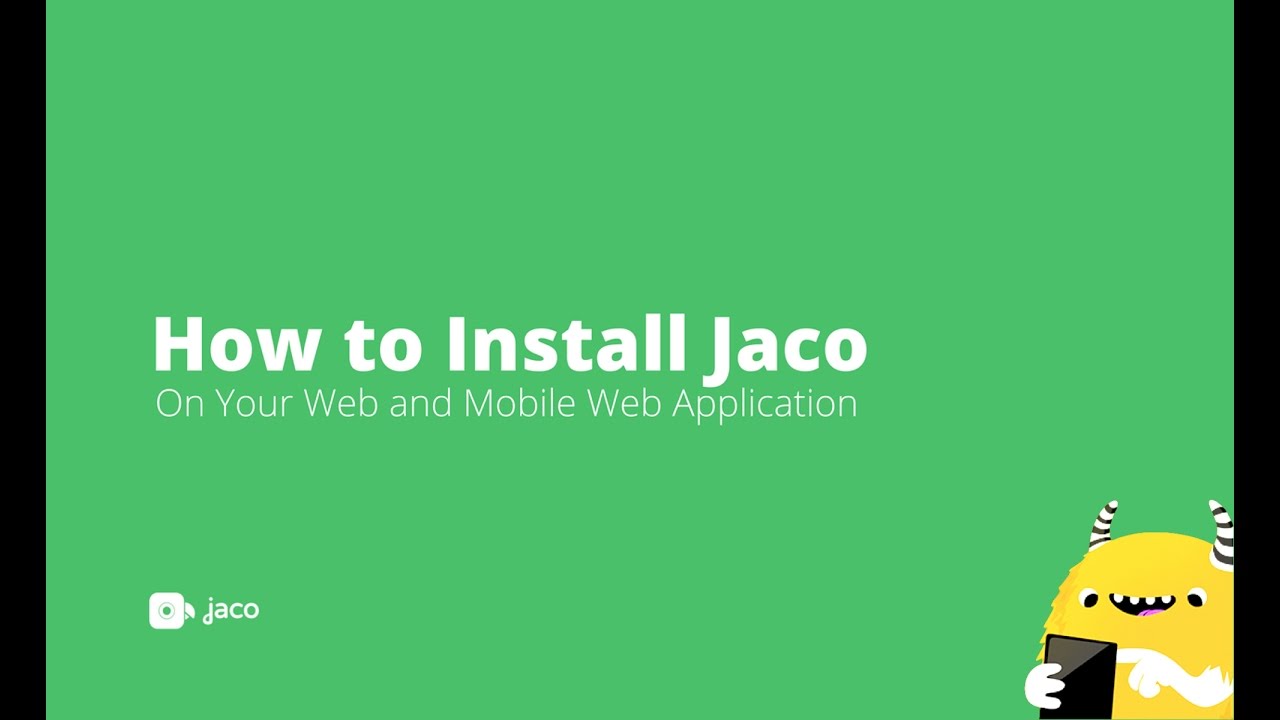 Jaco Tutorials: How to signup and install - YouTube