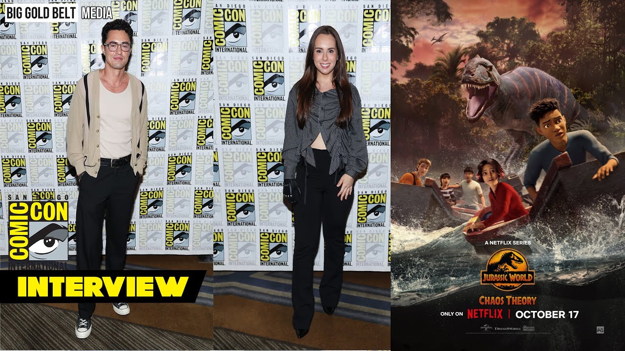 Darren Barnet & Kiersten Kelly Interview | Netflix's Jurassic World ...