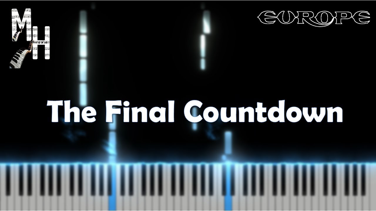 Europe - The Final Countdown | Piano Cover + Sheets + MIDI | Magic ...