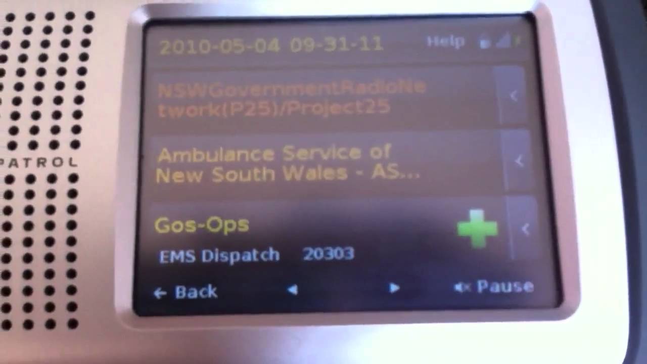 Uniden home patrol in Newcastle australia - YouTube