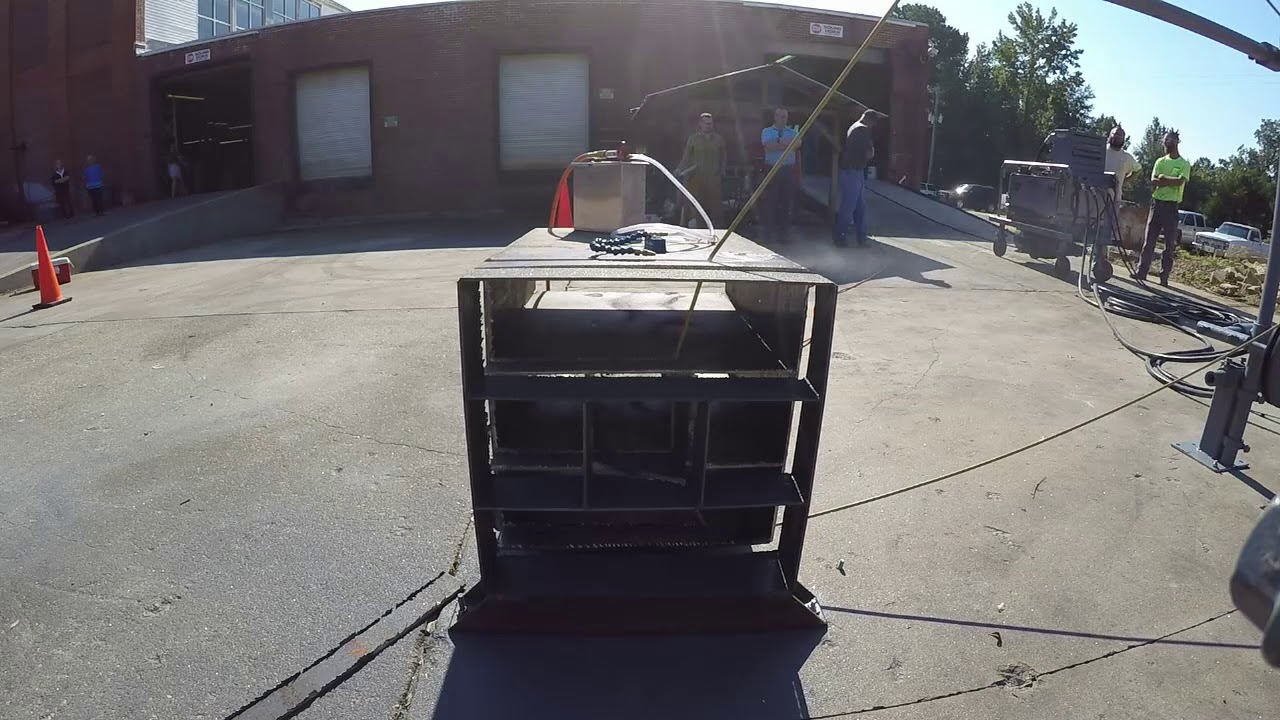 Diamond Wire Saw Cuts Through Metal - YouTube