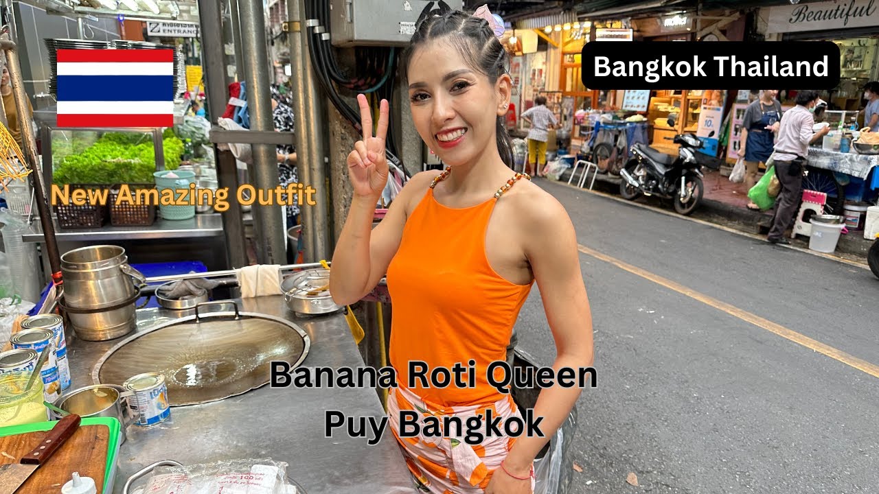 The Most Hardworking & Beautiful Girl In Bangkok - Banana Roti Queen ...