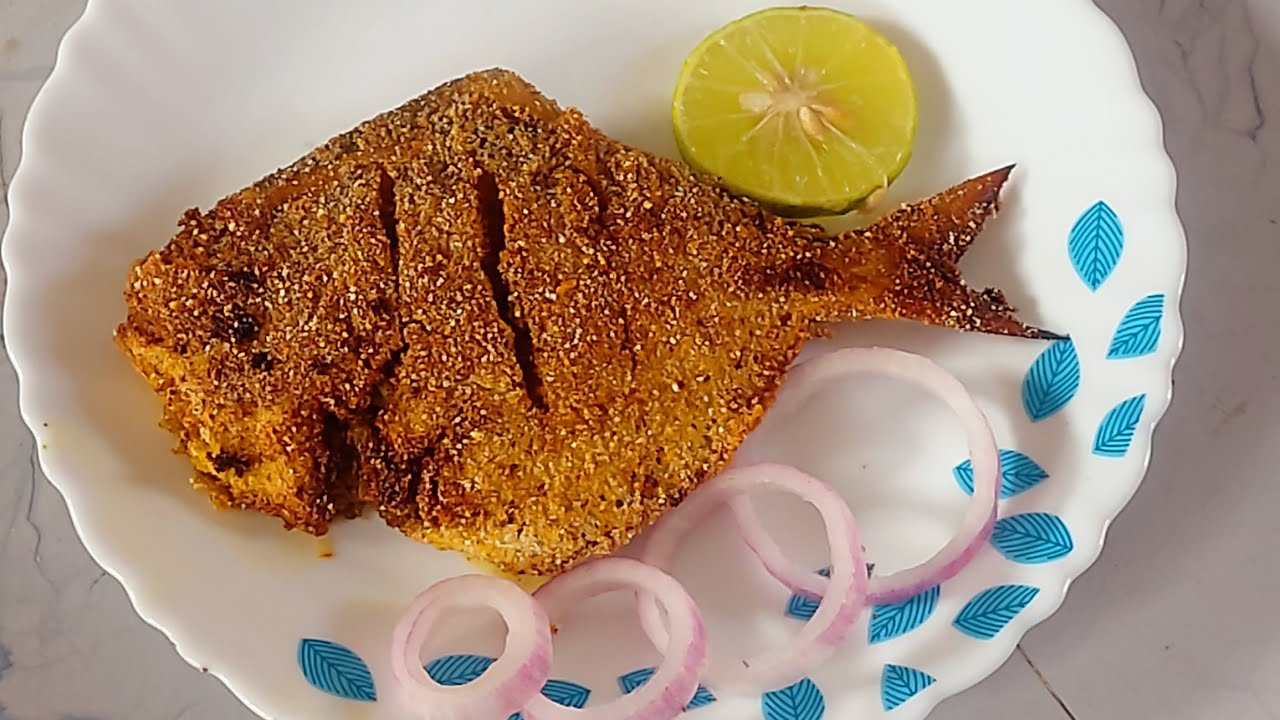 fried paplet (Pomfret)fish 😋!! #pomfretrecipe #paplet #recipe - YouTube