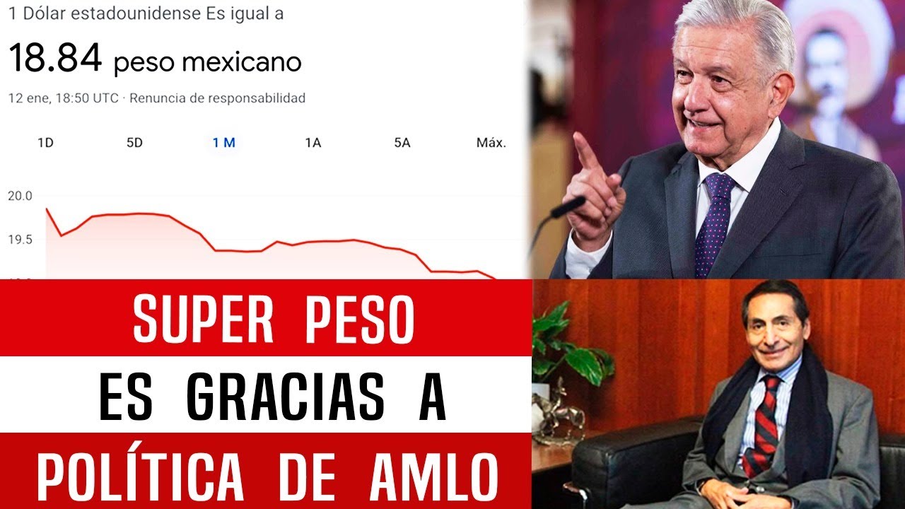 SUPER PESO ES GRACIAS A POLITICA DE AMLO - YouTube