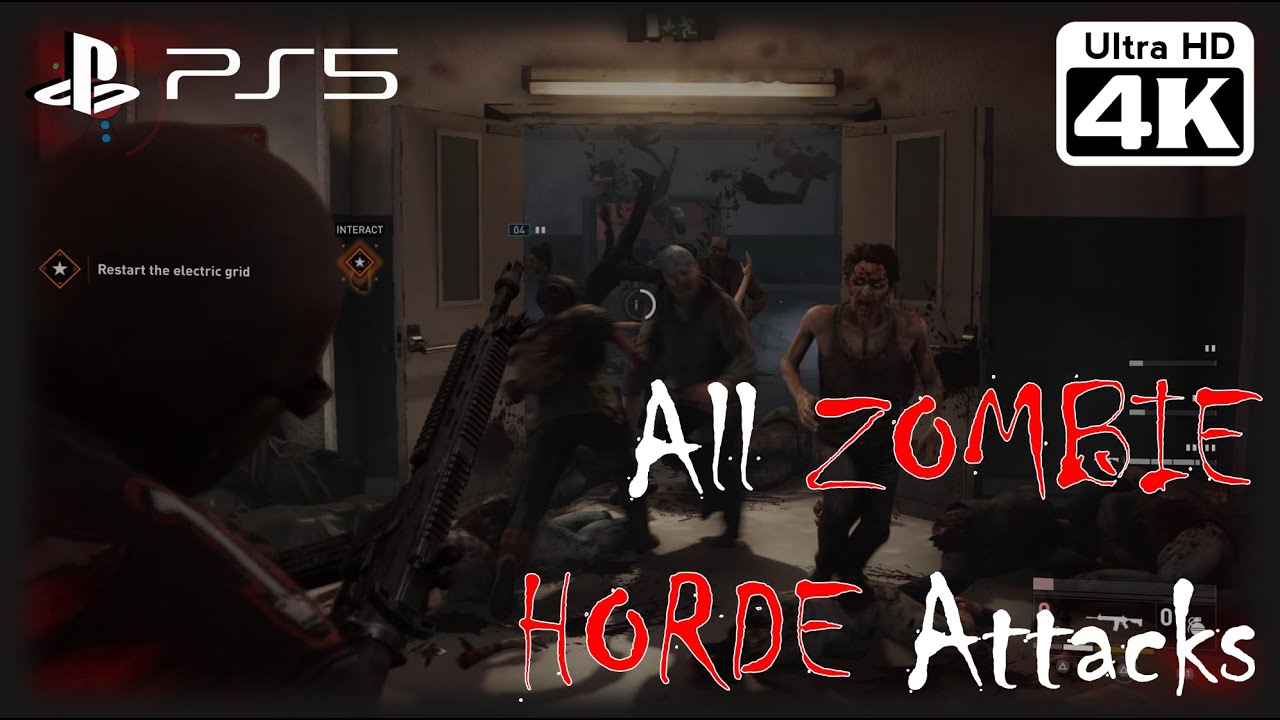 All ZOMBIE HORDE attacks in New York - World War Z Aftermath [4K UHD ...