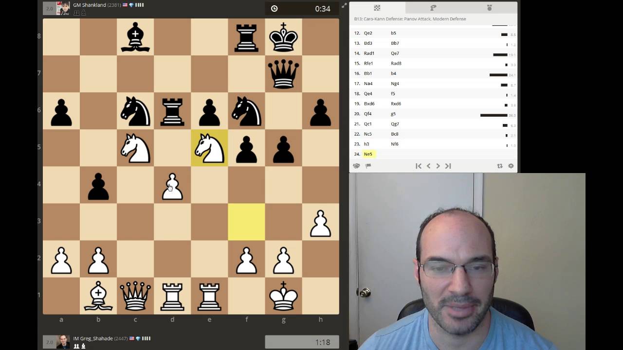 Chess com Blitz Battle #4: IM Greg Shahade vs GM Sam Shankland - YouTube