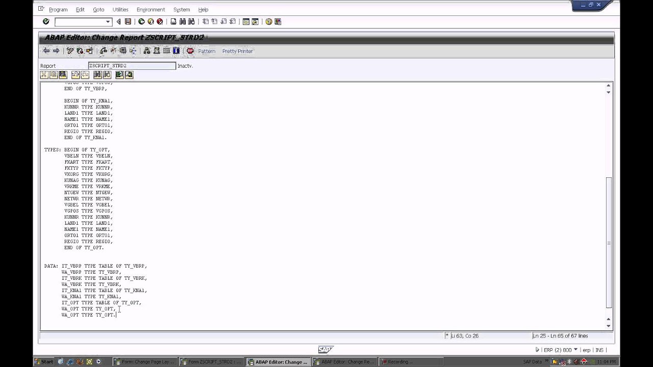 SAP Script Standard Format YouTube SAP Script Standard Format YouTube
