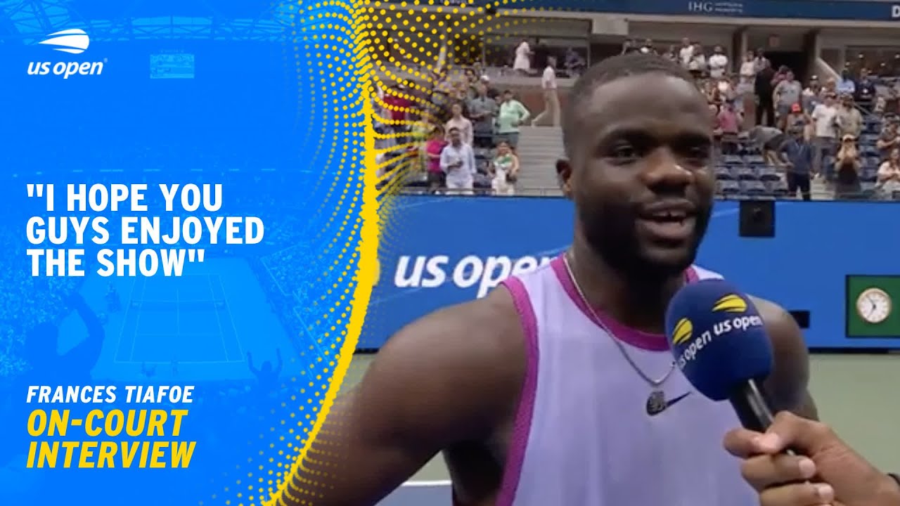 Christopher Eubanks Interviews Frances Tiafoe | 2024 US Open Round 3 - YouTube