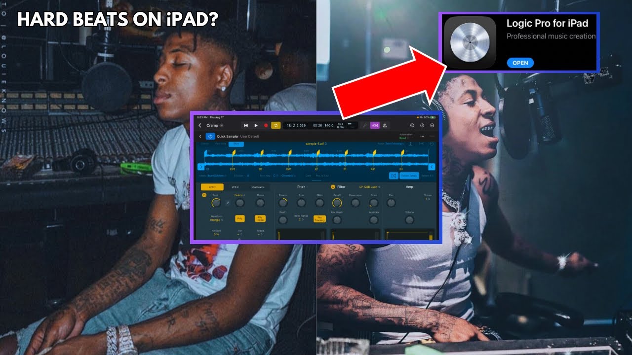 How to make hard BEATS on iPad | Logic Pro X Tutorial 2024 - YouTube