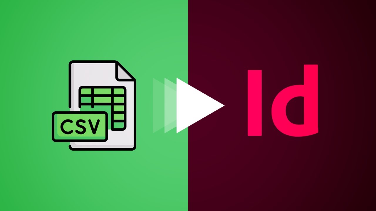 Scalanie Danych w inDesign czyli z pliku CSV do inDesign - YouTube