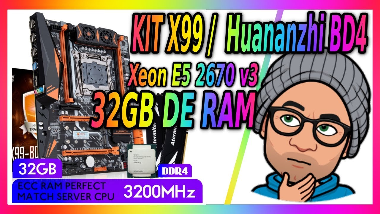 Kit x99 Huananzhi BD4 Saiba tudo sobre este kit custo benefício antes ...