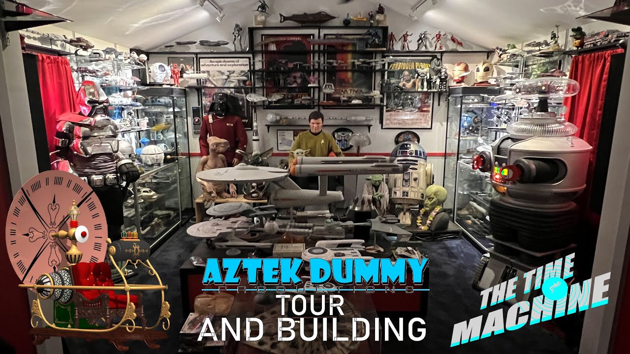 Aztek Dummy mancave tour EXCLUSIVE! - YouTube