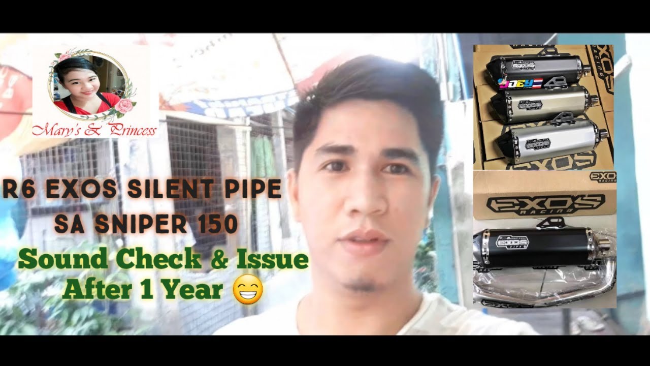 R6 EXOS SILENT PIPE sa Sniper 150 Sound Check & Issue After 1 Year ...