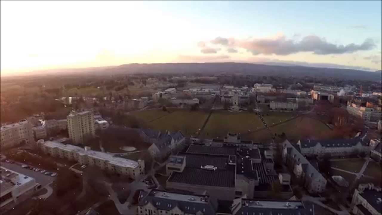 A Virginia Tech Sunset - DJI Phantom 2 with GoPro - YouTube