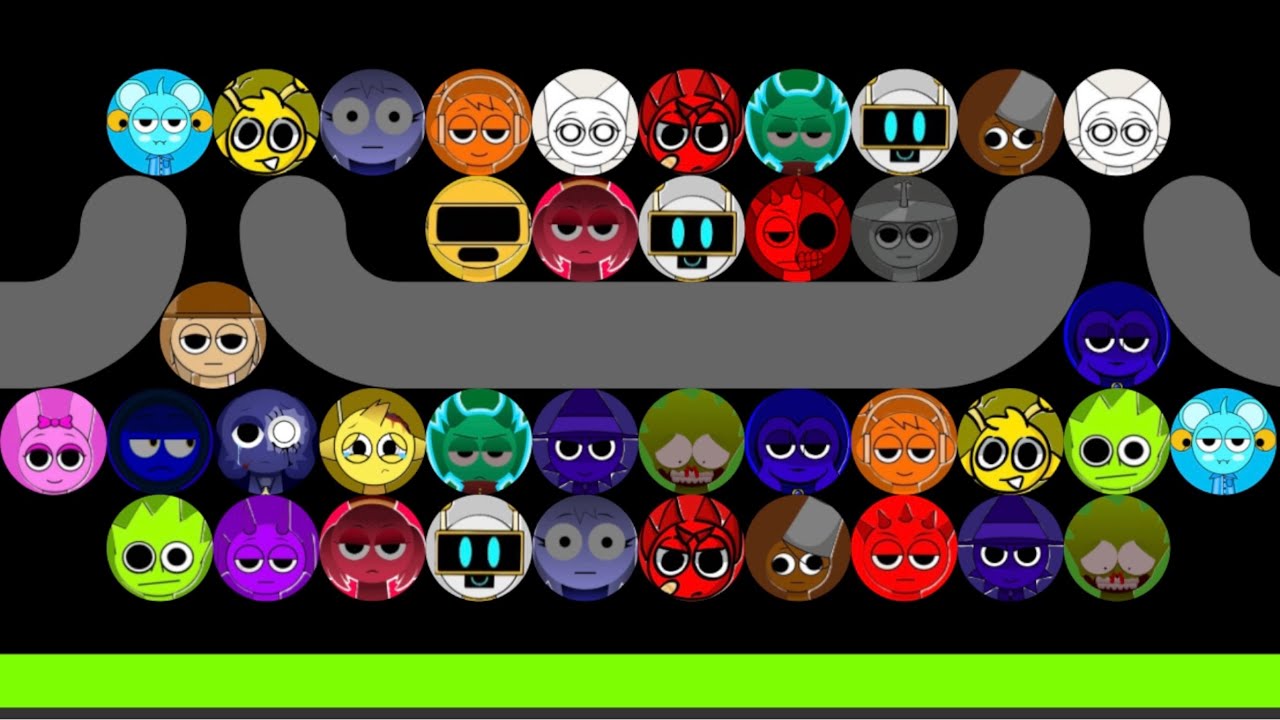 The Sprunki 23 Legs Eliminations Marble Race In Algodoo - YouTube