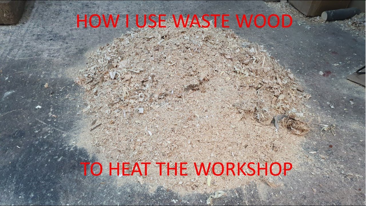 How I use Waste Wood to Heat the Workshop - YouTube