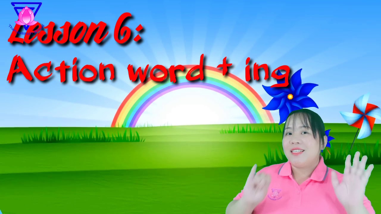 Lesson 6: Action word + ing - YouTube
