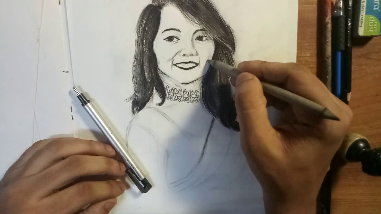 completing my incomplete sketch - YouTube